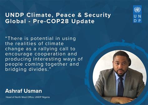 Ashraf Usman On Linkedin Yesterday I Was Privileged To Brief In A Pre Cop28 Update On Our Nw