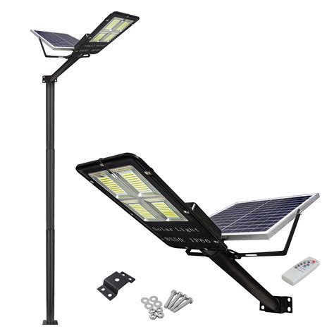 Słup Oświetleniowy 3m Lampa Solarna Uliczna 150w 6000k Latarnia Maszt