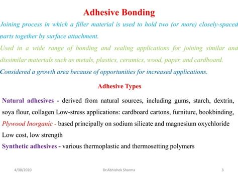 As Adhesive Bonding Process Pdf Chemistry Science