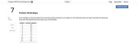 Solved A Calculate The Simple Three Month Moving Average
