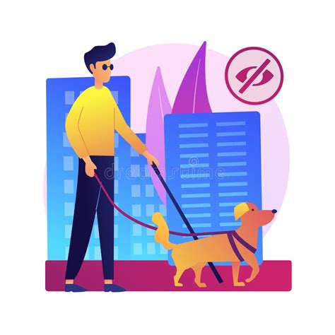 Blindness And Vision Loss Abstract Concept Vector Illustration Stock Vector Illustration Of