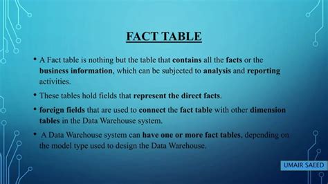 Dimensional Model Fact Tables Types Pptx