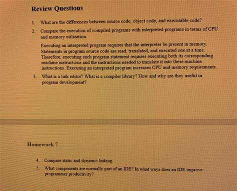 Solved 1 A Compiler Allocates Storage Space And Makes An