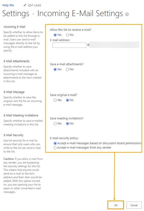 How Do I Set Up Mail Enabled List Or Library In SharePoint
