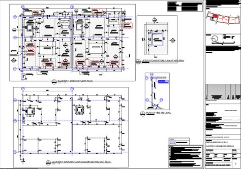 Architecture House Slab Detail Drawing In Dwg File