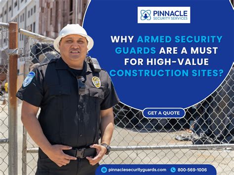 The Need Of Armed Security Guards For Construction Sites