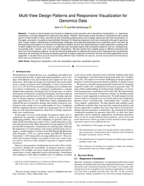 Pdf Multi View Design Patterns And Responsive Visualization For