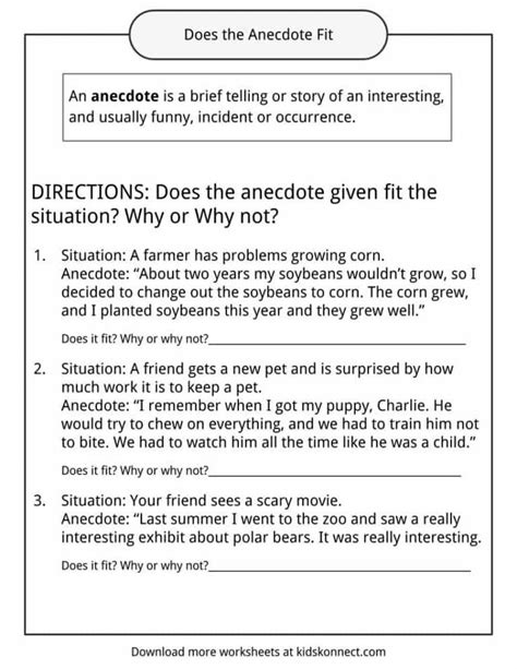 Anecdote Sample