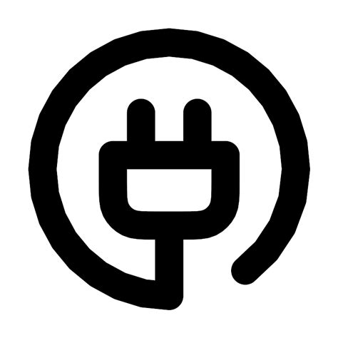Circle Plug Alt Vector SVG Icon SVG Repo