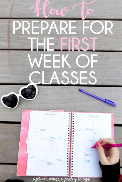 How To Prepare For The First Week Of Classes Ew And Pt