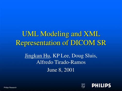 Ppt Uml Modeling And Xml Representation Of Dicom Sr Powerpoint