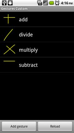 Java Android Gestures Single Stroke Multi Stroke Produce