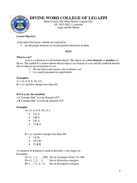 Set Operations 2 0 Pdf Set Mathematics Numbers