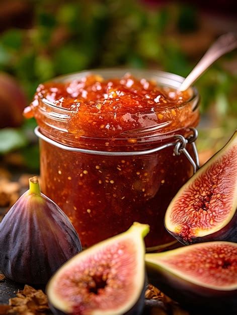 Premium Ai Image Fresh Fig Jam