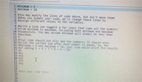 Solved 1 Minimum 5 2 Maximum 10 3 4 You May Modify The