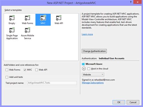 como usar áreas no asp mvc 5 imasters