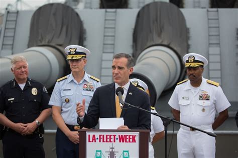 Los Angeles Mayor Eric Garcetti Welcomes 4th Annual La Fleet Week To