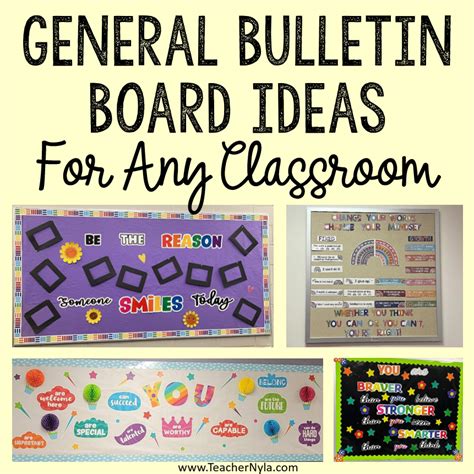 10 General Bulletin Board Ideas For Any Classroom Nylas Crafty Teaching