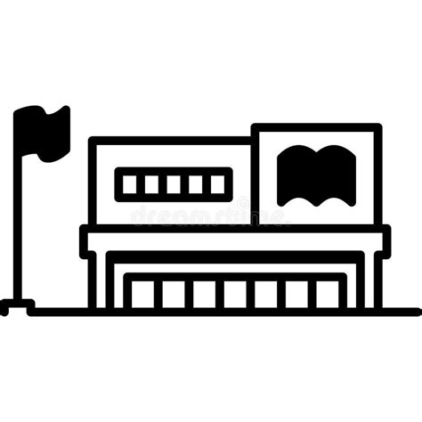 Escuela Ilustración Del Vector Ilustración De Edificio 268525514