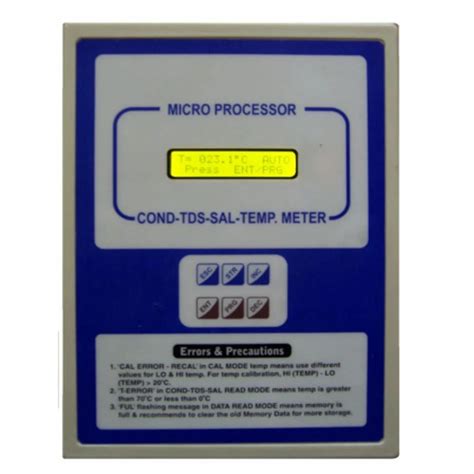 Globe Instruments Microprocessor Based Digital Cond Tds Sal Meter 0