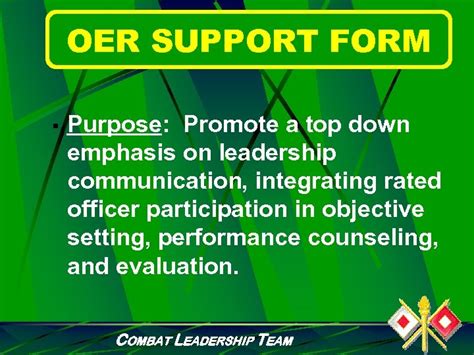 Instructor Cpt Morris Combat Leadership Team Purpose