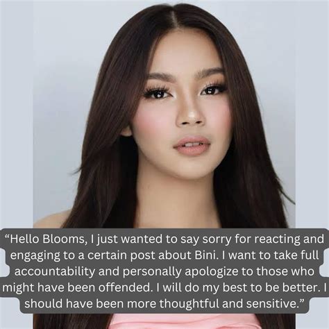 Kolette Madelo Humingi Ng Paumanhin Sa Isyu Kaugnay Ng Bini Diskurso Ph