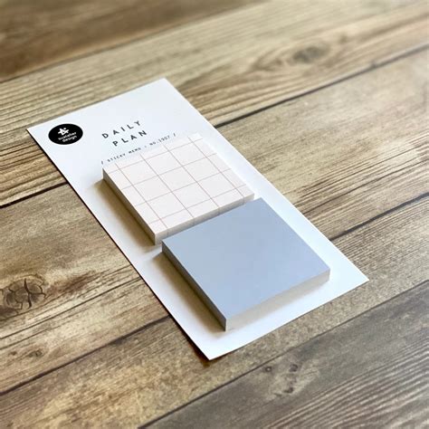 Grid And Blue Sticky Set The Paper Company India