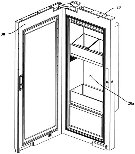 一种门体上形成储物空间的冰箱的制作方法
