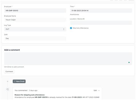 Attendace Marking Issue Frappe HR Frappe Forum