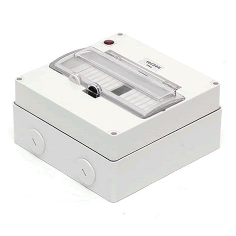 8 Pole Solar Surface Mount Weatherproof Switchboard Ip66 Sb8pv Pca Electrical Supplies