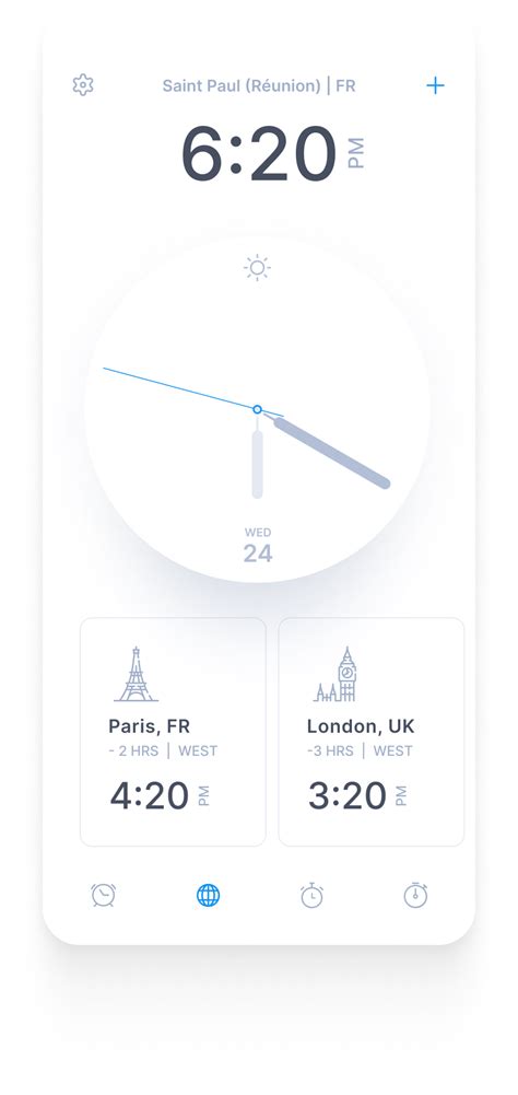 Clock App Redesign On Behance Clock App Redesign On Behance
