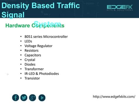 Density Based Traffic Signal System Pptx