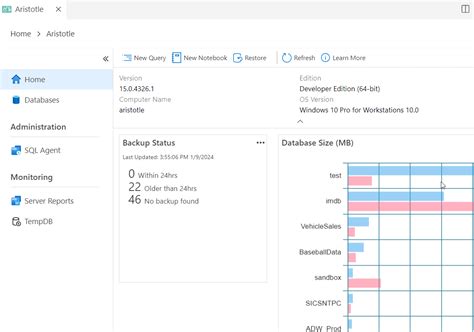 Server Dashboards In Azure Data Studio Sqlservercentral