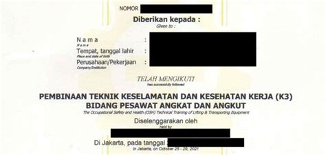 Sio Surat Izin Operator Kemnaker Dan Masa Berlakunya