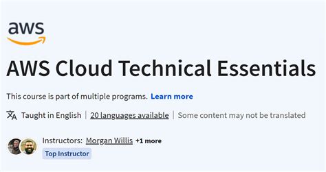 Aws Cloud Technical Essentials ~ Computer Languages Clcoding