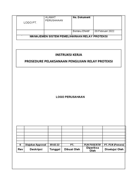 Metode Pelaksanaan Relay Proteksi Pdf