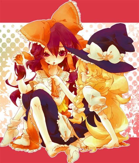 Hakurei Reimu And Kirisame Marisa Touhou Drawn By Yujiok Danbooru