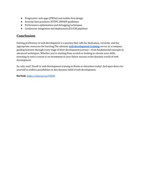 mastering web development the ultimate course pdf