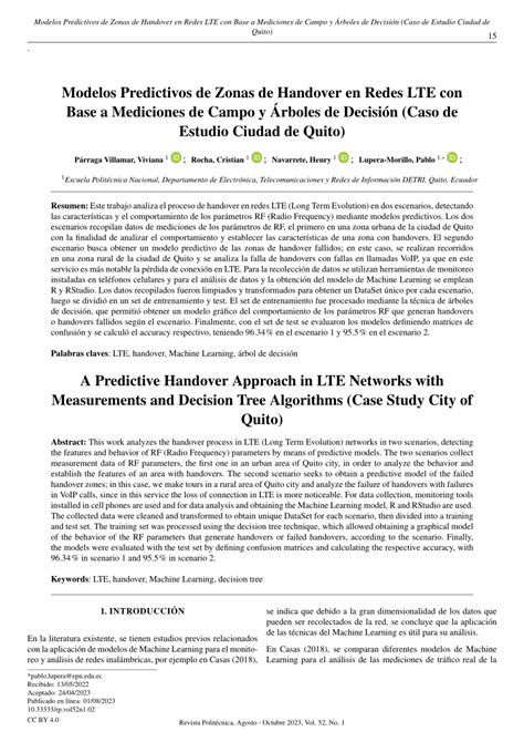 Pdf A Predictive Handover Approach In Lte Networks With Measurements And Decision Tree