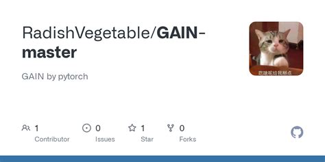 Github Radishvegetablegain Master Gain By Pytorch