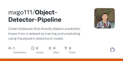 GitHub Mxgo Object Detector Pipeline Colab Notebook That Directly