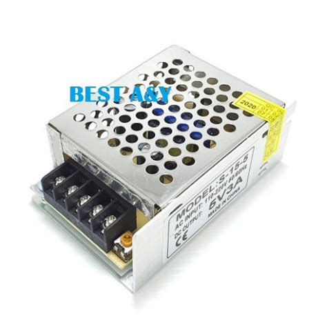 Jual Power Supply Switching 5 Volt 3 DC Arduino Running LED Adapter Adaptor Jaring 5V 3A