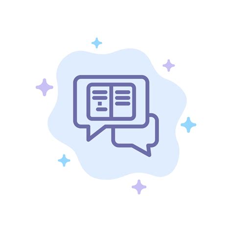 Chat Messages Popup Sms Blue Icon On Abstract Cloud Background 17980111 Vector Art At Vecteezy
