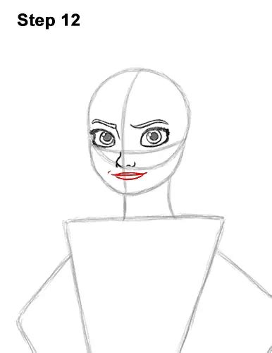 How To Draw Elsa From Frozen Step By Step Pictures