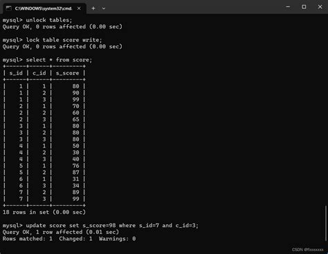 Mysql锁定机制详解:从全局到行级 Csdn博客 Mysql锁定机制详解:从全局到行级 Csdn博客