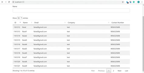 Datatables Plugin In Angular 7 Using Net Core Web Api Part Two
