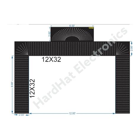 12 X 32 Gate Circular Top And Shoulders Hardhat Electronics