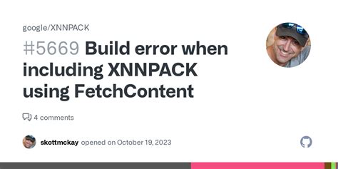 Build Error When Including XNNPACK Using FetchContent Issue 5669