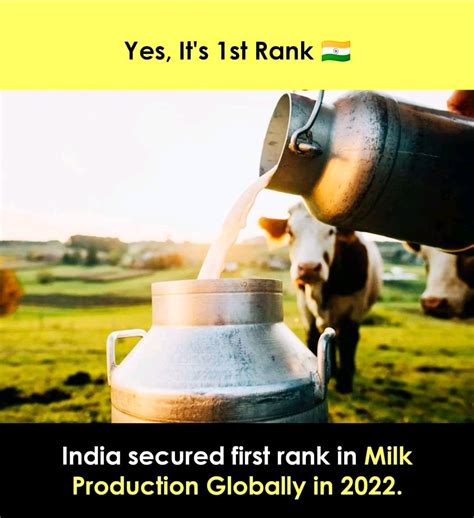 Ritesh Prajapati On Linkedin Its Good To Hear News About India Got First Rank Into Overall Milk