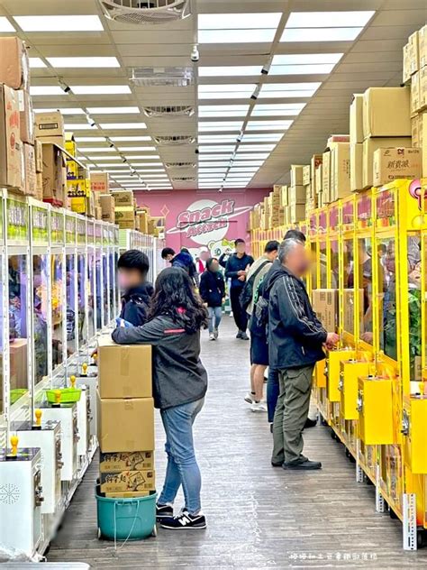 【嘉義】熊愛夾遊戲樂園 嘉義夜市最大 零食夾娃娃機 超過100台。命中率高 零食整箱扛回家。屏東潮州熊愛夾開幕 捲捲和土豆拿鐵 部落格